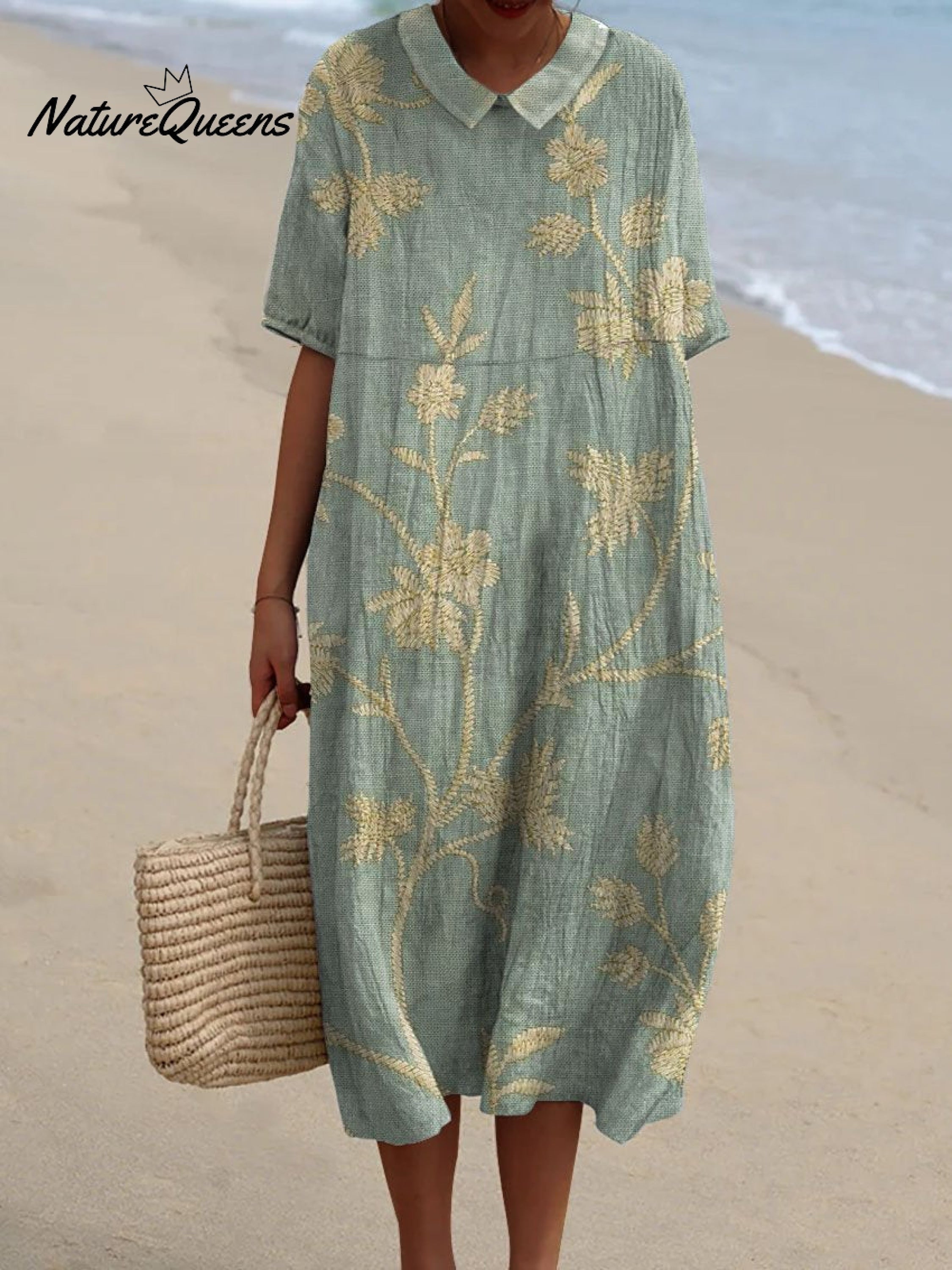 MEREL שמלה וינטג' פרחונית - מהדורה מוגבלת – Alma Moda